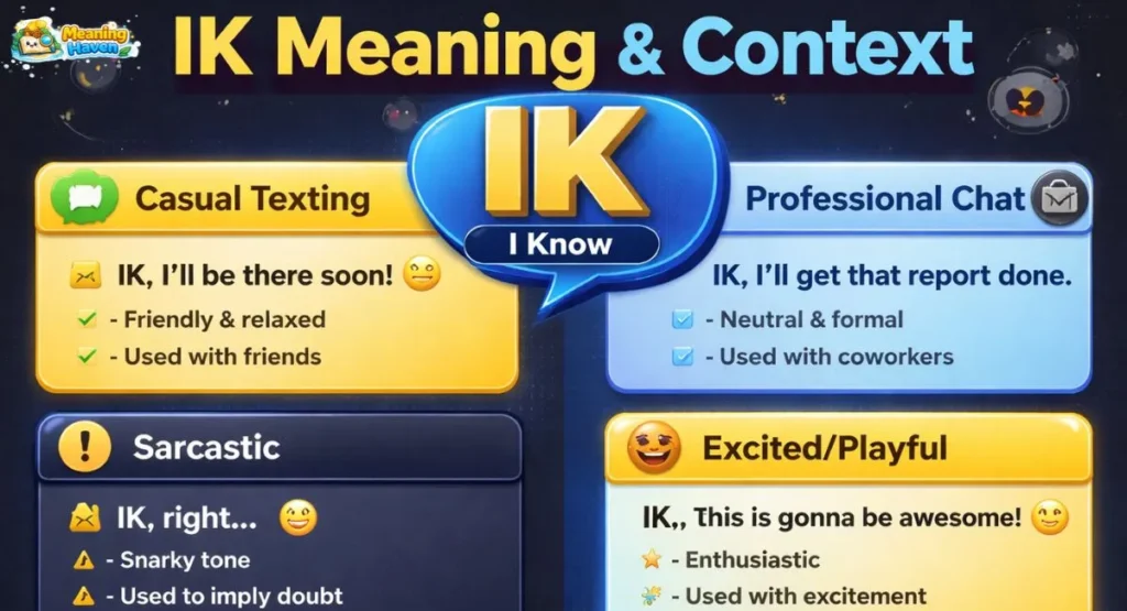 IK Meaning in Text: What It Really Means & How to Use It