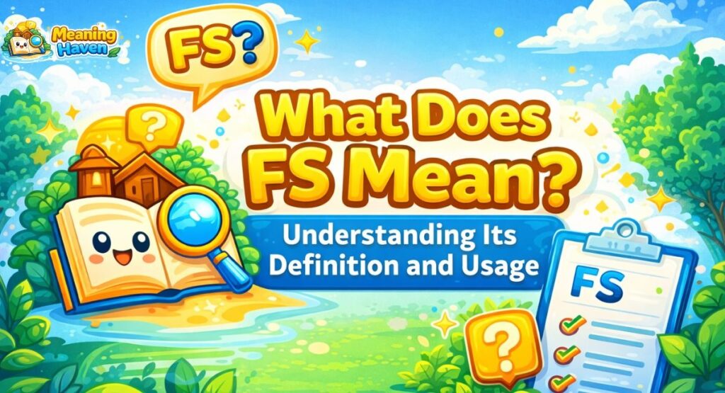 What Does FS Mean? 7 Surprising Uses You Didn’t Know