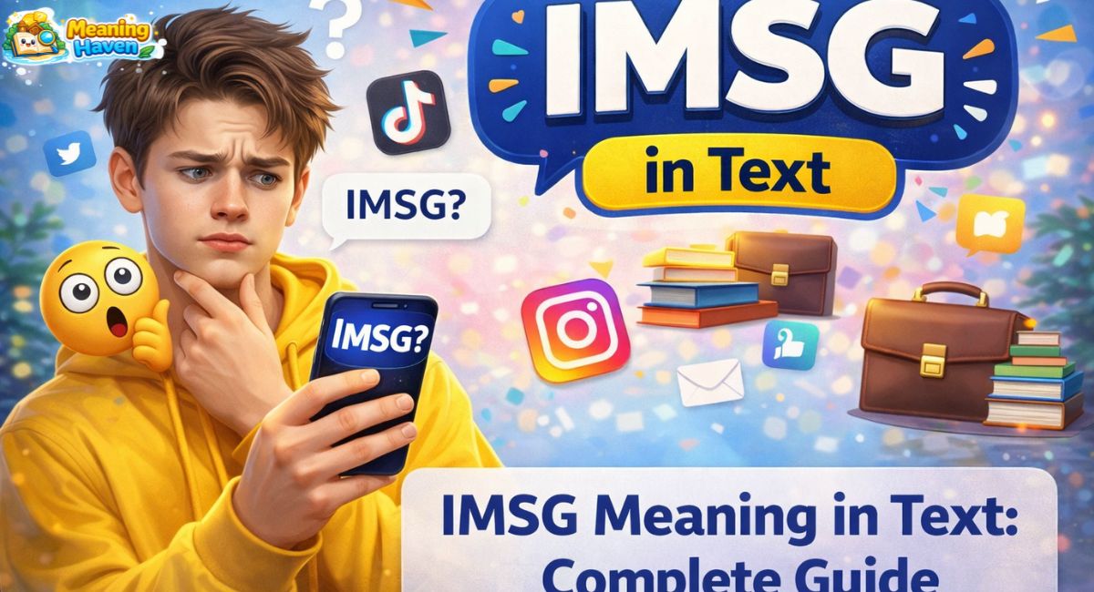 IMSG Meaning in Text: Definition, Examples & Usage