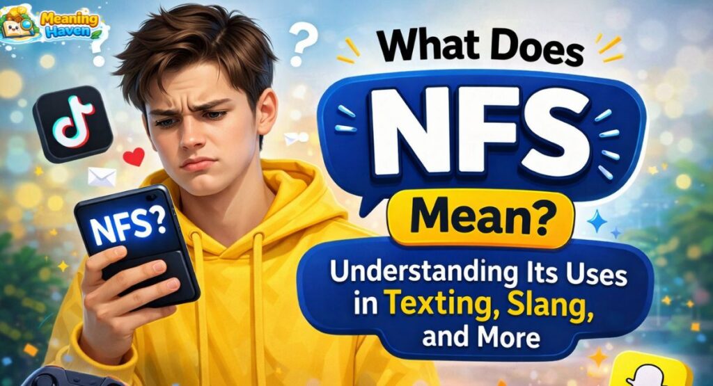 What Does NFS Mean? Text, Social Media & Gaming Explained