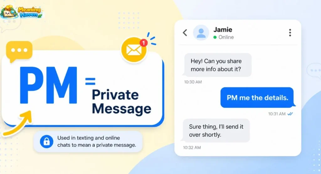 What Does PM Mean in Text? Meaning, Examples, and PM vs DM